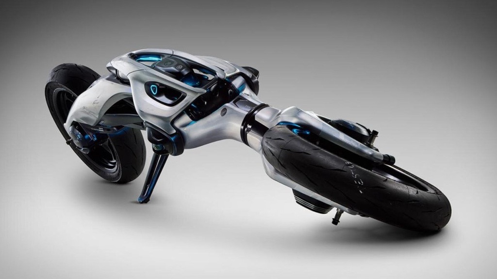 Yamaha MOTOROiD:Λ 2025 — AI-Powered Twisting Electric Motorcycle Concept