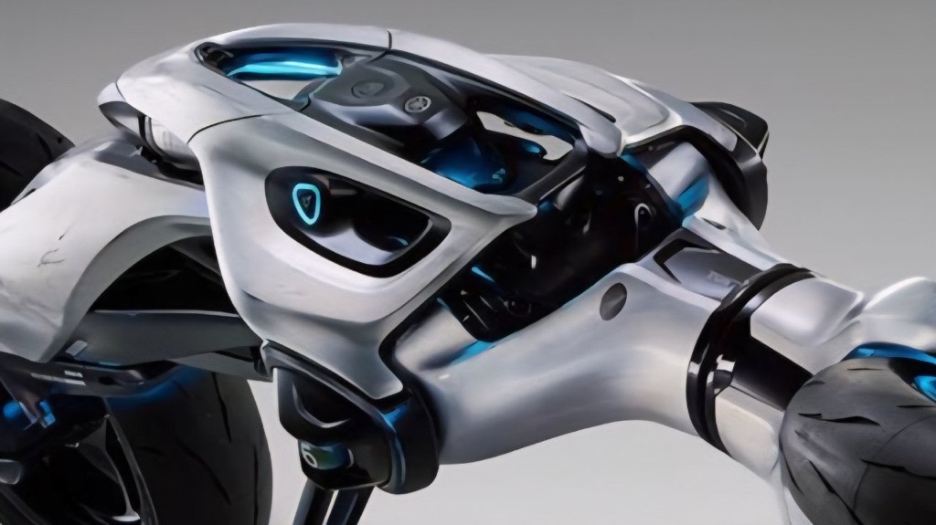 Yamaha MOTOROiD:Λ 2025 — AI-Powered Twisting Electric Motorcycle Concept
