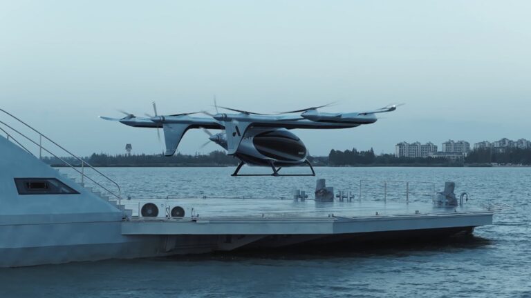 AutoFlight Unveils Floating Vertiport For Future EVTOL Sky-Taxis