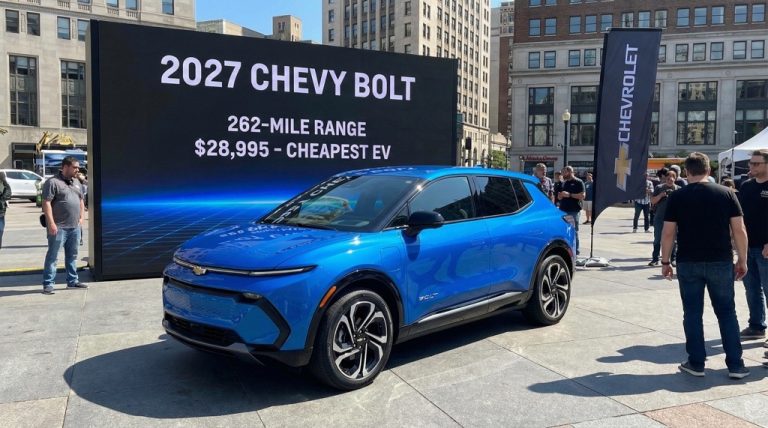 2027 Chevy Bolt: 262-Mile Range At $28,995 Cheapest EV