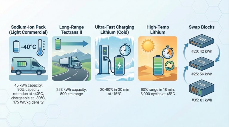 CATL 45 KWh Sodium Battery: 90% Capacity At -40°C For EV Trucks