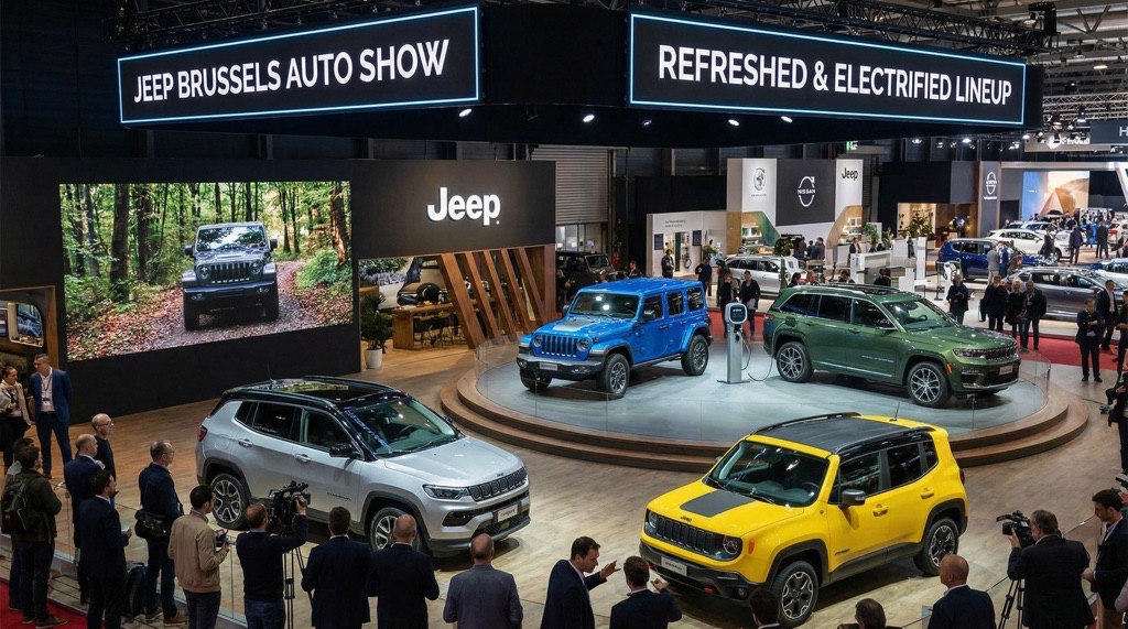 Jeep Unveils Expanded Electric And Hybrid Lineup At Brussels Auto Show