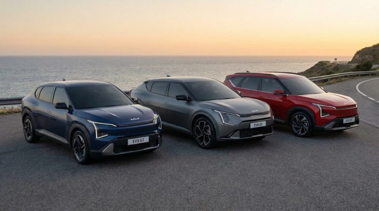 Kia Unveils EV3 GT, EV4 GT And EV5 GT With AWD And Sporty Upgrades