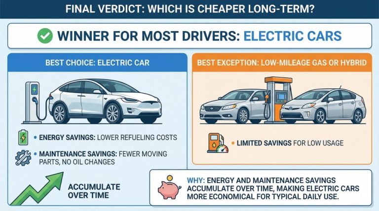 Electric Vs Gas Cars: Which Is Cheaper Long Term? (2026 Guide)