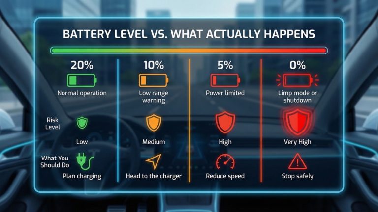 What Happens At 0% Battery In An Electric Car? (2026 Guide)